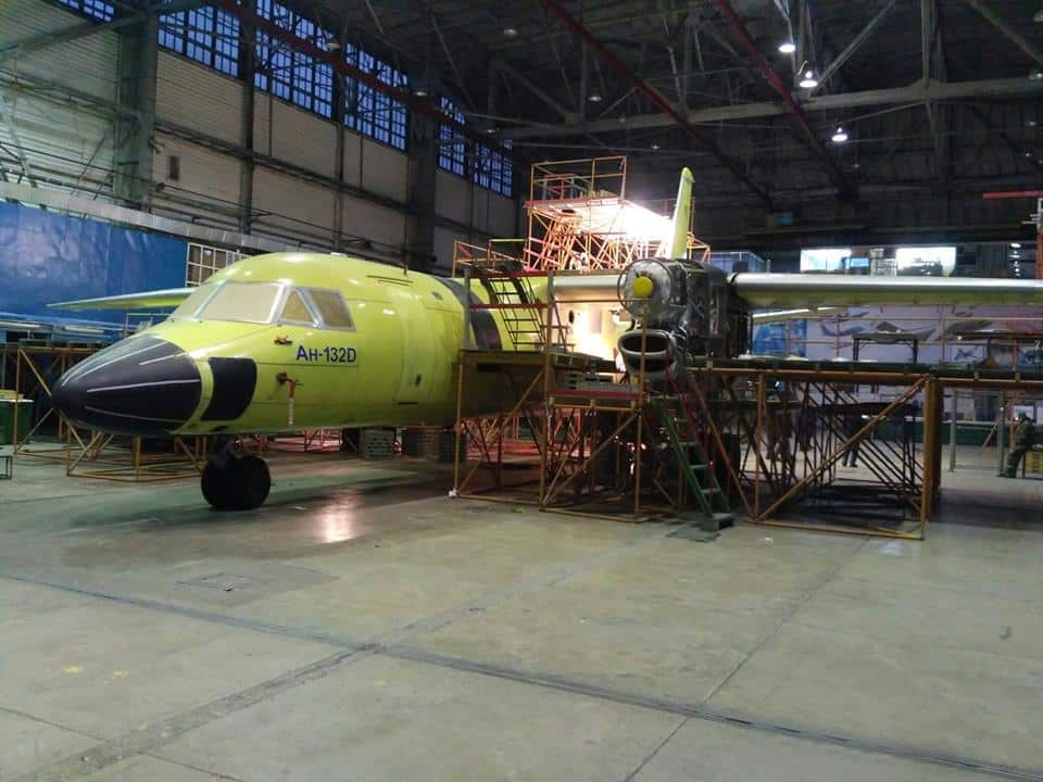Ukrainian aircraft company Antonov completes assembly of first An-132 ...